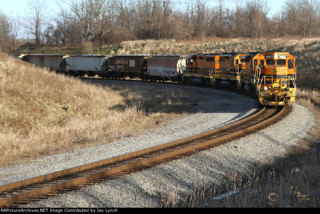 BP 3107 GP40-3 EMD 1967